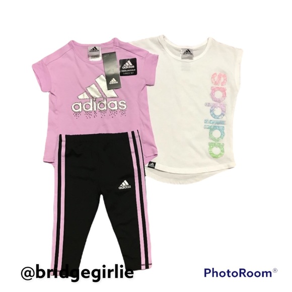 adidas | Matching Sets | Adidas Girls 3 Piece Active Set | Poshmark